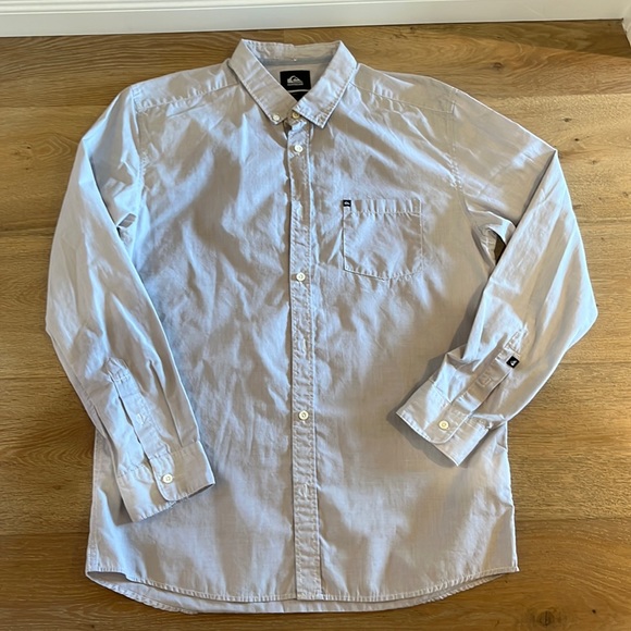 Quiksilver | Shirts | Mens Quicksilver Long Sleeve Button Down Shirt ...